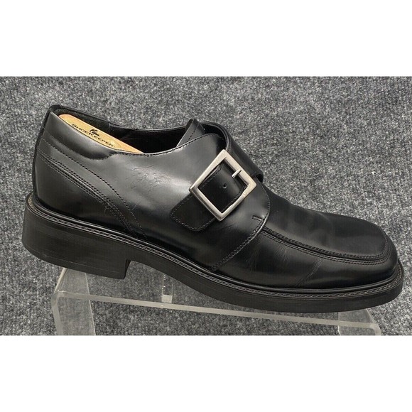 Shoes | Bostonian Mens Shoes Strada Black Leather Monk Strap Shoe 85 M ...